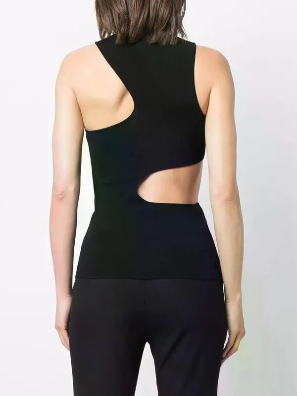 Stella McCartney Cut-out Tank Top - Black