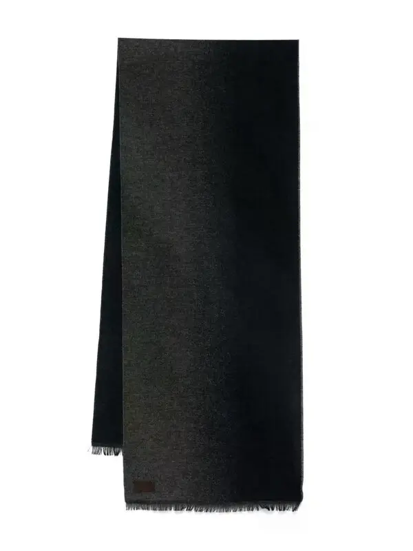 Canali Gradient-effect Scarf - Grey