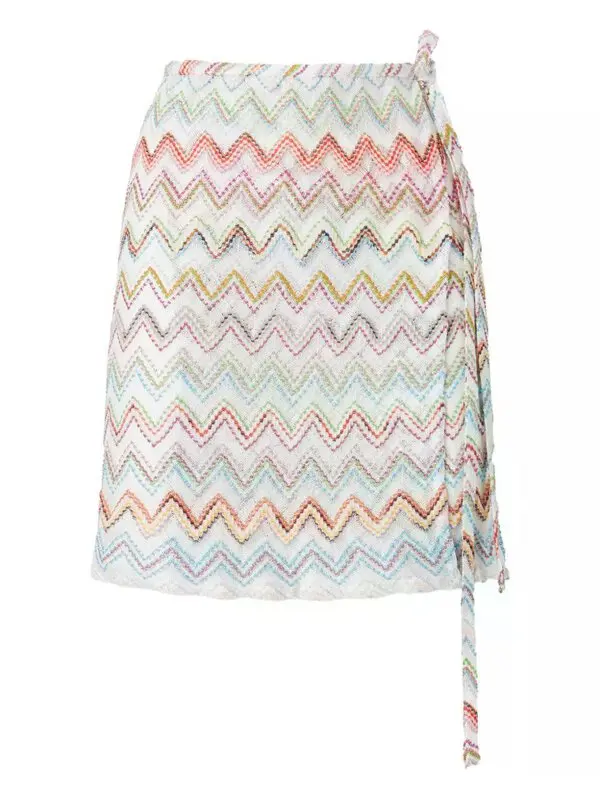 Missoni Zigzag-pattern Mini Skirt