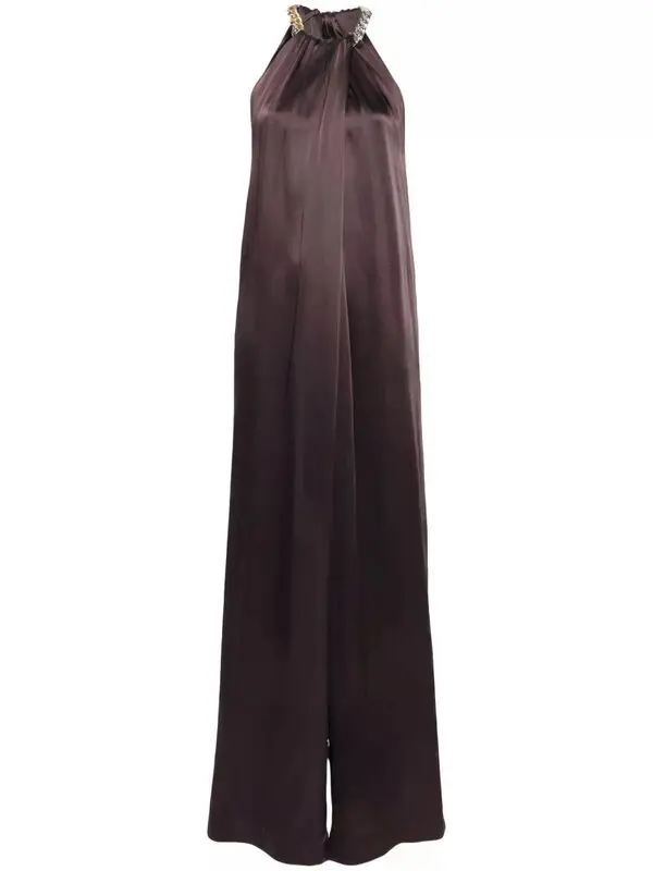 Stella McCartney Chain-link Detail Jumpsuit - Brown