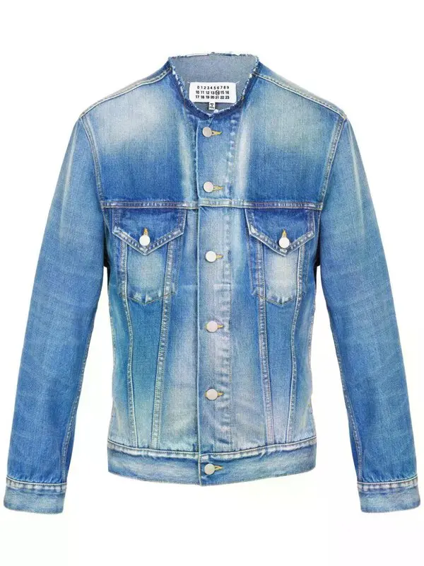 MAISON MARGIELA Collarless Denim Jacket