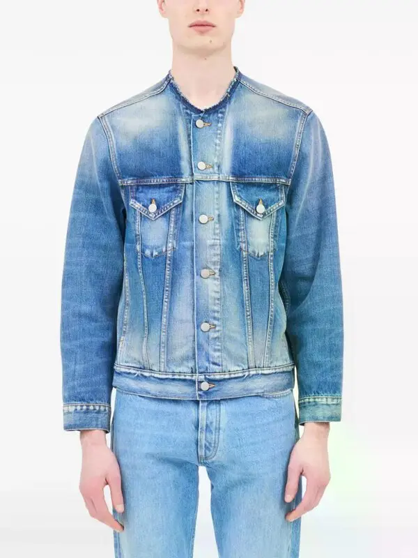 MAISON MARGIELA Collarless Denim Jacket