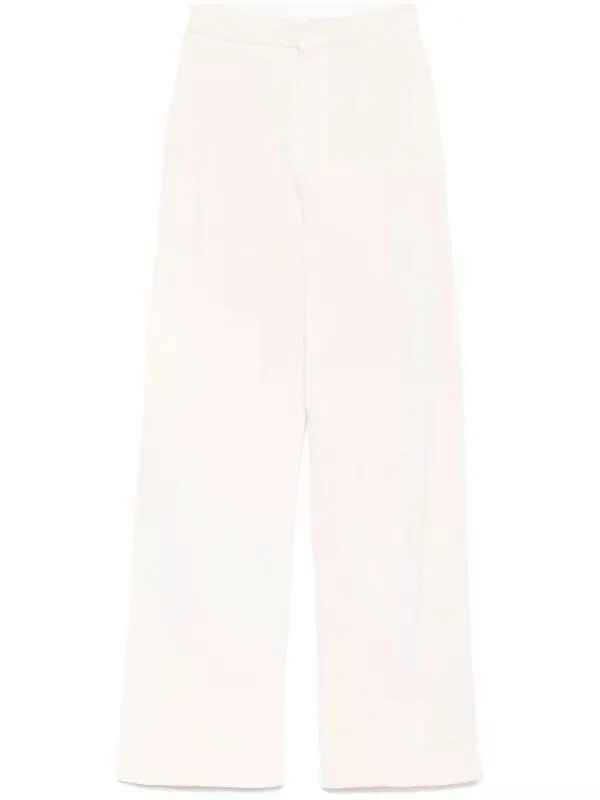 FORTE_FORTE Knitted Straight-leg Trousers