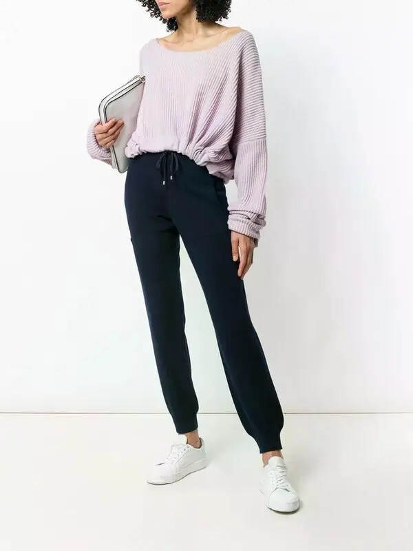 BARRIE Cashmere Jogger Trousers - Blue