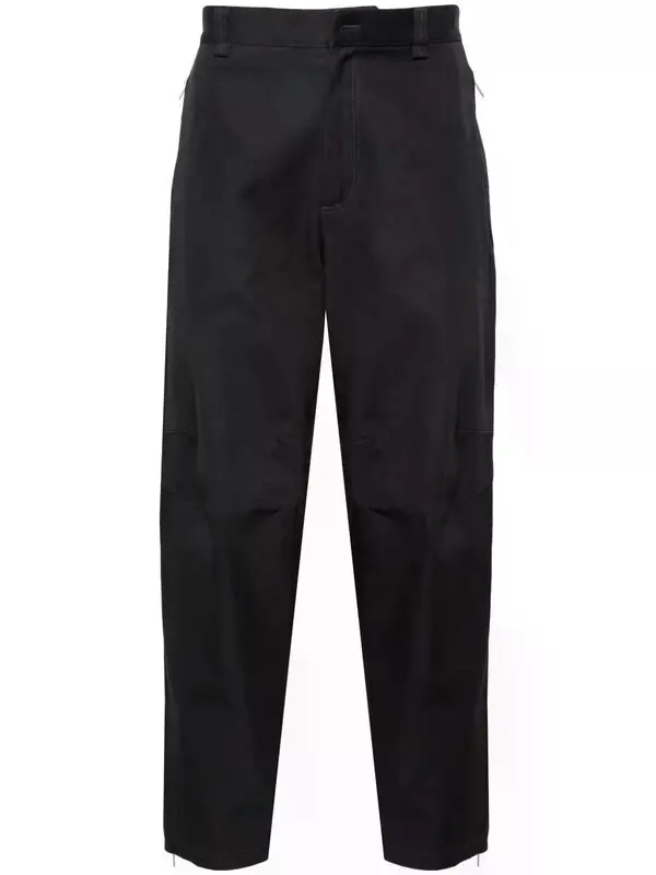 LANVIN Mid-rise Cropped Biker Trousers