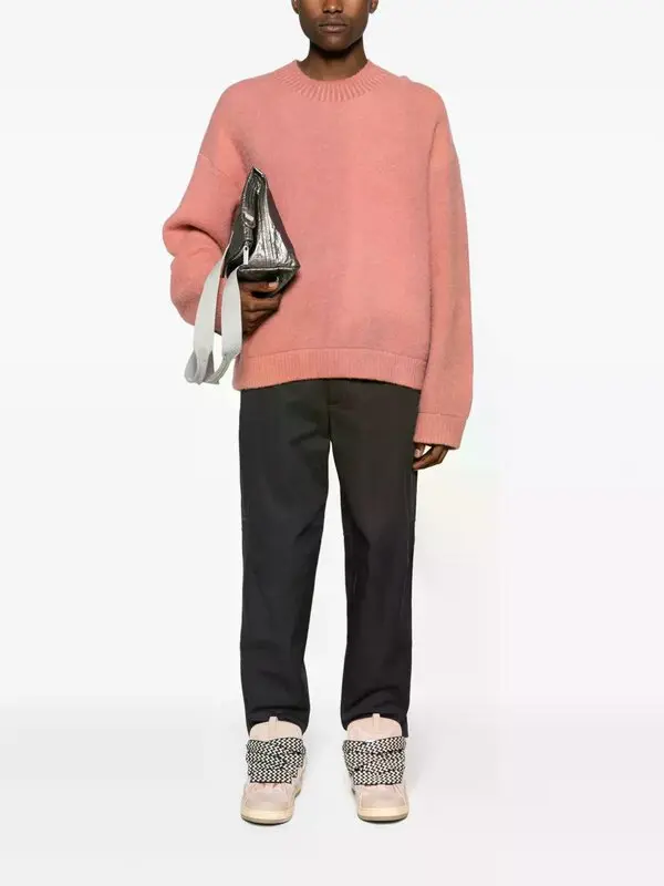 LANVIN Mid-rise Cropped Biker Trousers