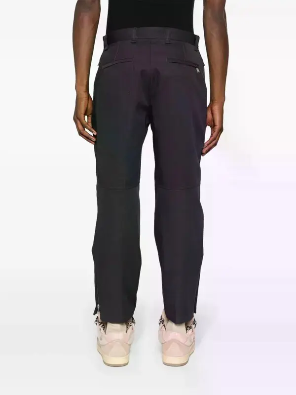 LANVIN Mid-rise Cropped Biker Trousers