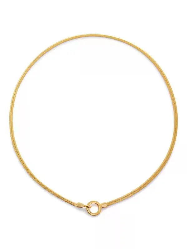 Monica Vinader Snake Chain Necklace - Gold
