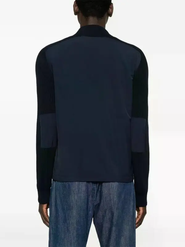 Eleventy Paneled Jacket - Blue
