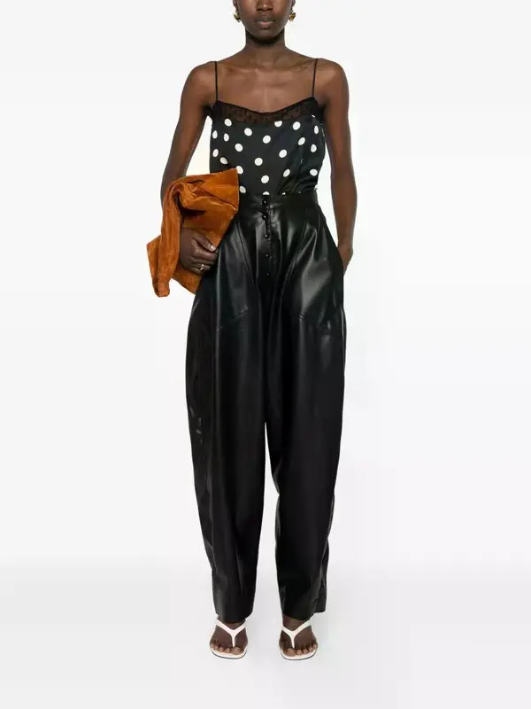 Stella McCartney Polka-dot Satin Top