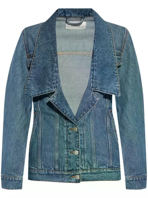 Coperni Wide-collar Denim Jacket