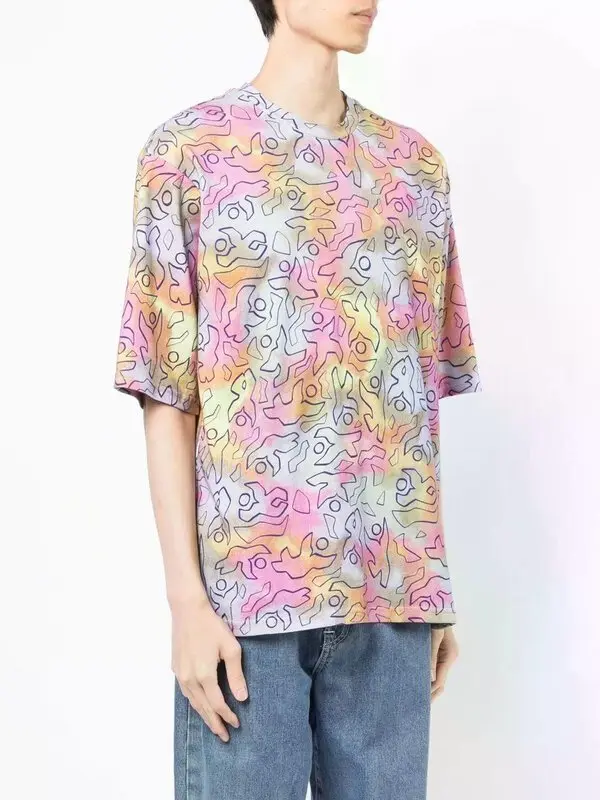 MARANT Tie-dye Cotton T-shirt