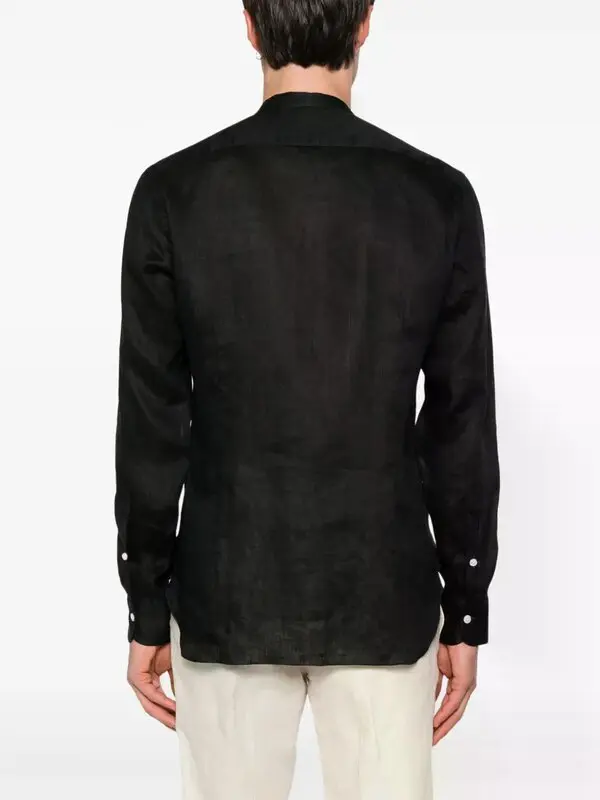 BARBA NAPOLI Linen Shirt