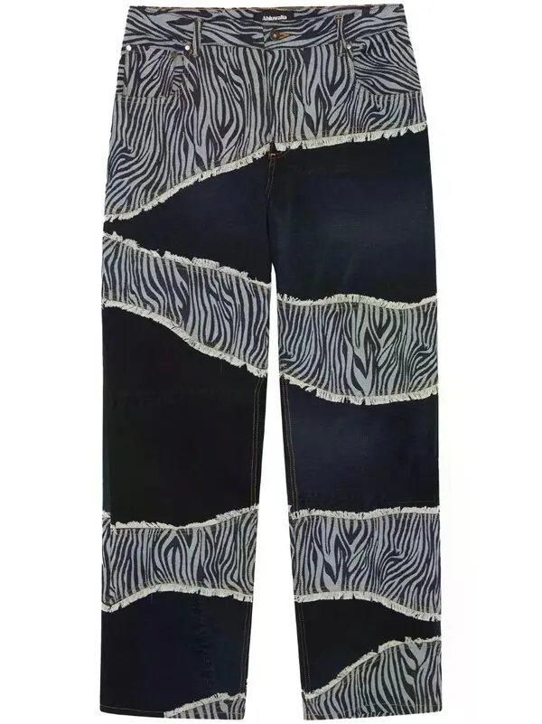 Ahluwalia Rework Low-rise Jeans