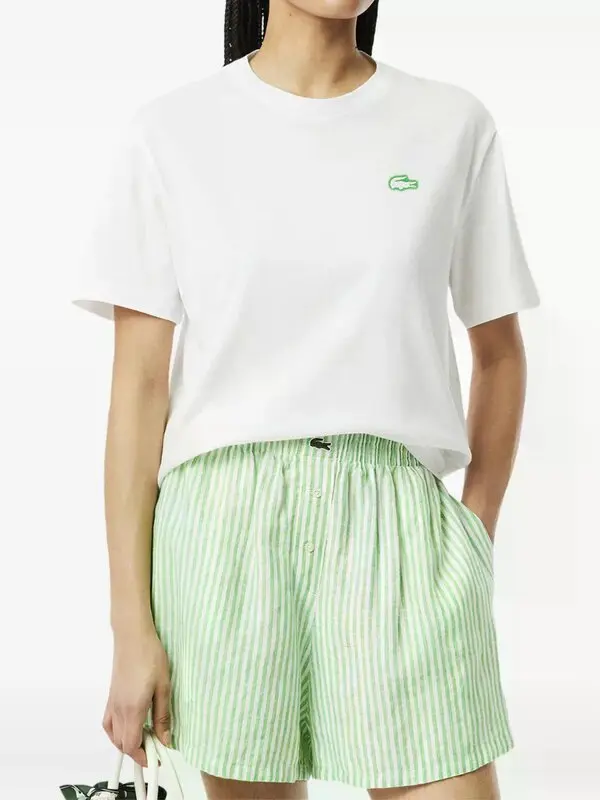 Lacoste Logo-patch T-shirt - White