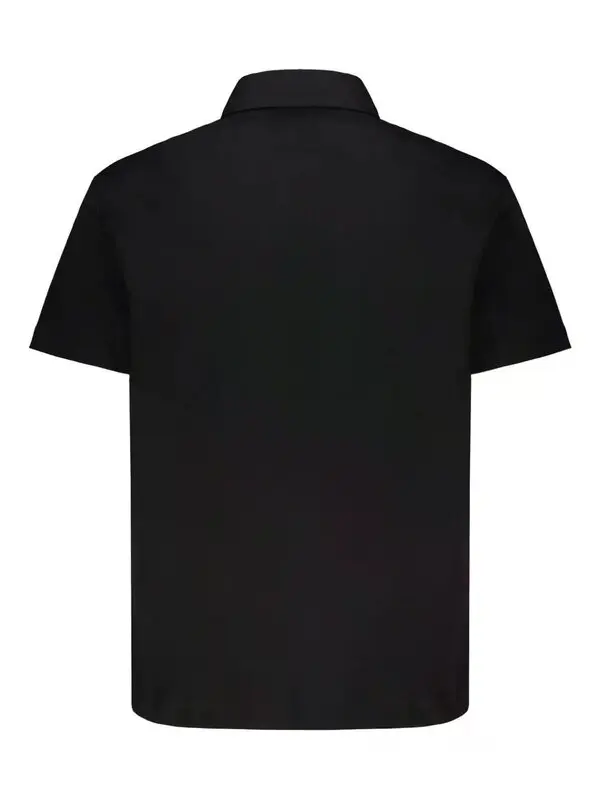 Versace Short Sleeve Cotton Polo Shirt