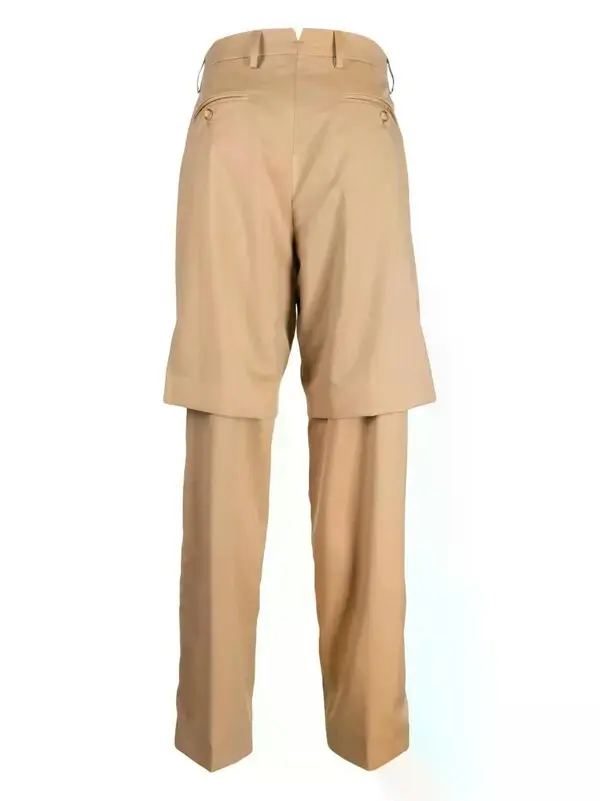 VTMNTS Layered Straight-leg Trousers