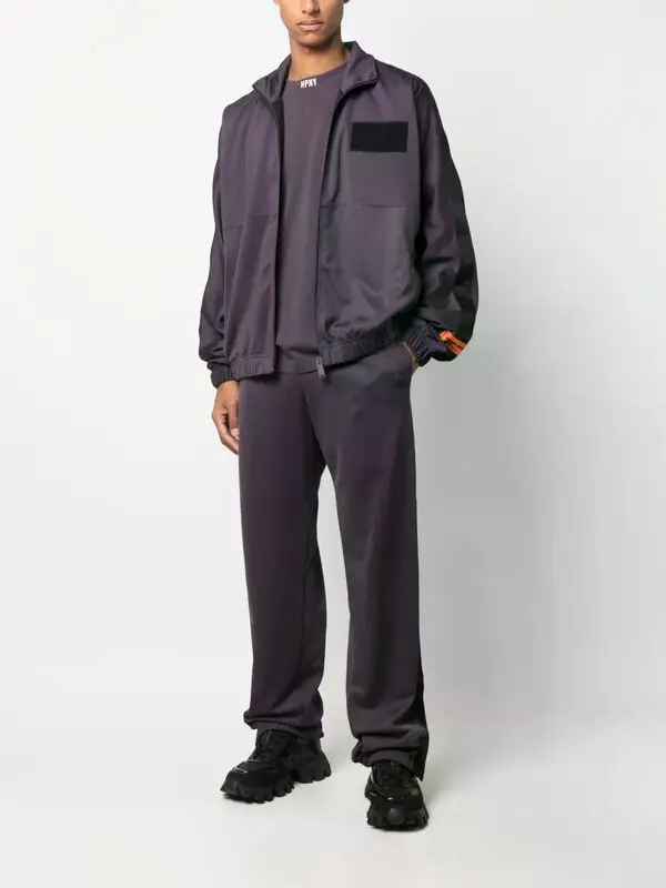 Heron Preston Appliqué Track Jacket - Purple