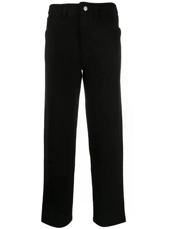 BARRIE High-rise Straight-leg Trousers