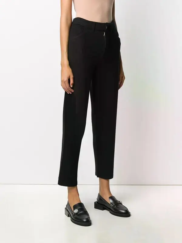 BARRIE High-rise Straight-leg Trousers
