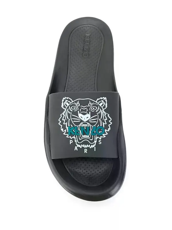 Kenzo Tiger Debossed Sliders