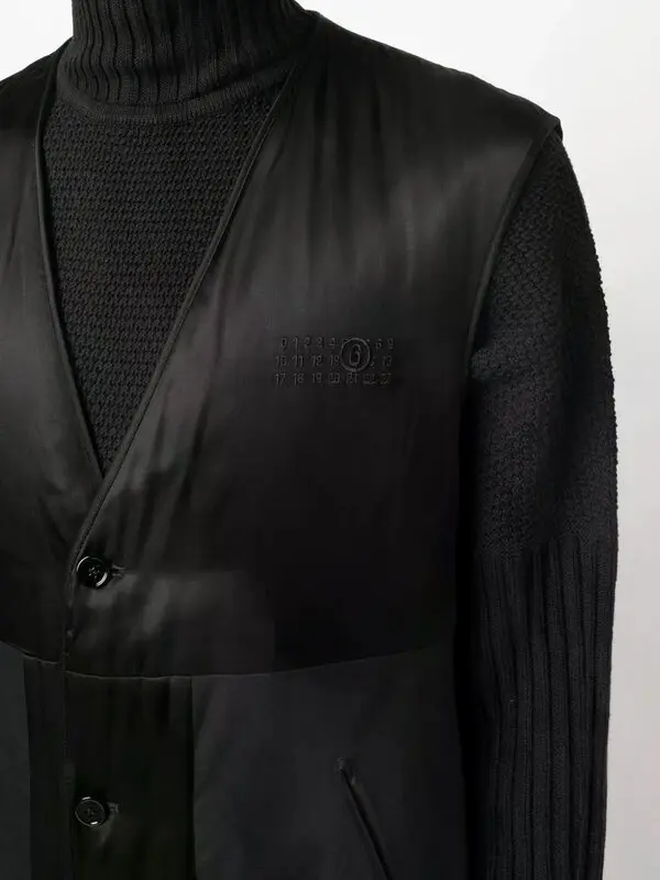 MAISON MARGIELA Two-tone Wool Gilet