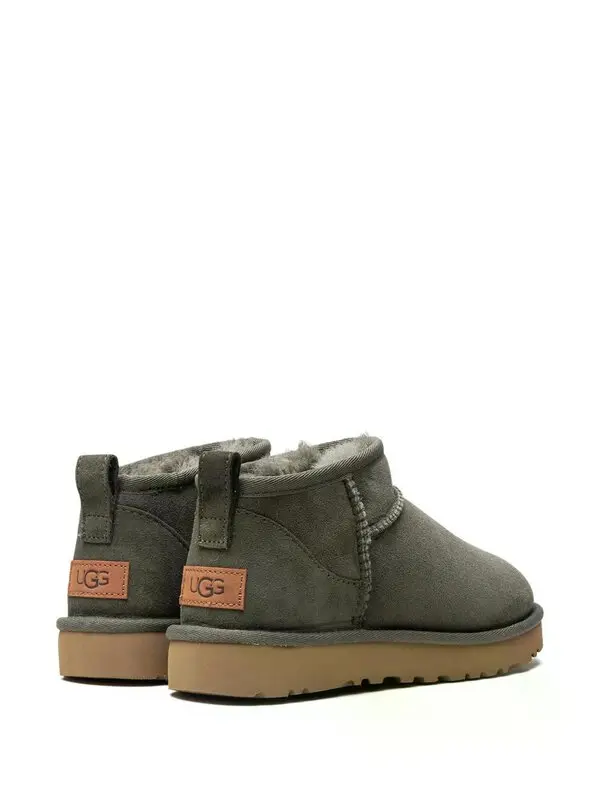 UGG Classic Ultra Mini Forest Night Boots - Green