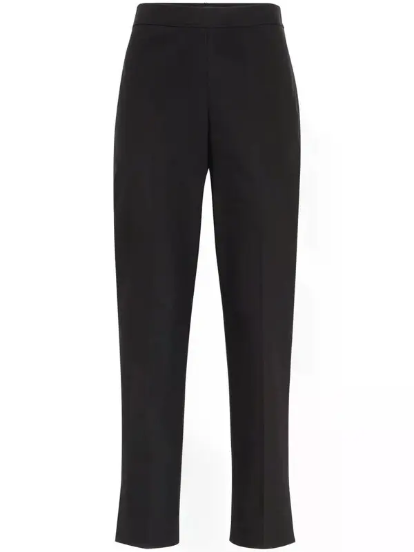Brunello Cucinelli High-waisted Cropped Trousers