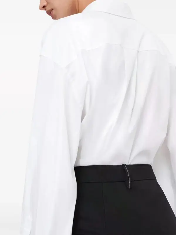 Brunello Cucinelli High-waisted Cropped Trousers