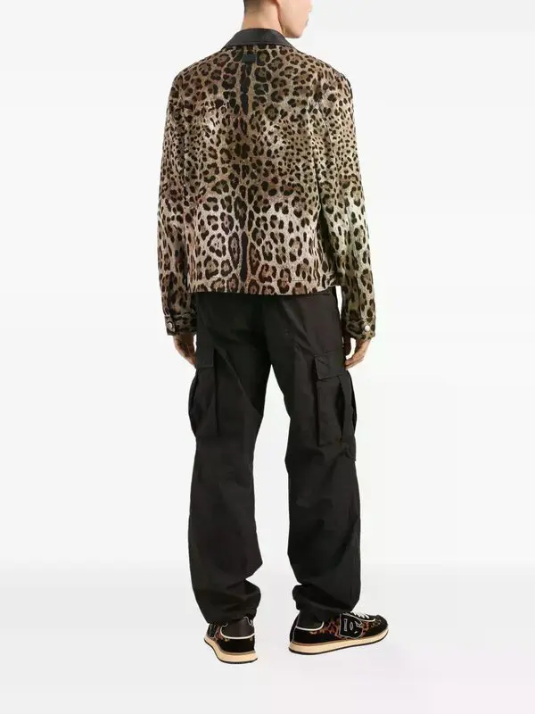 Dolce & Gabbana Leopard-print Bomber Jacket