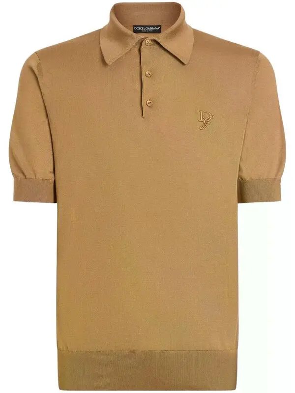 Dolce & Gabbana Logo-embroidered Polo Shirt