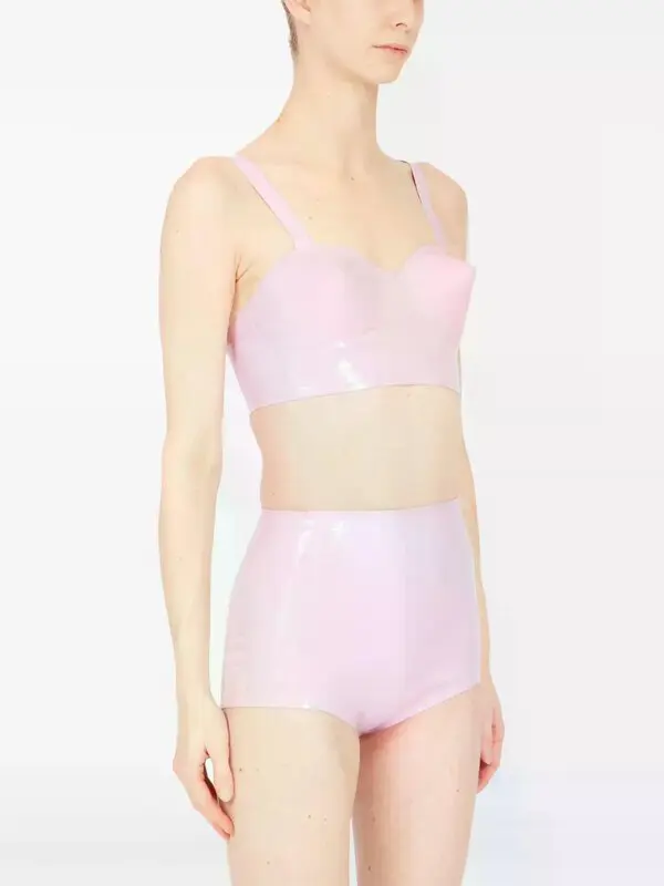 MAISON MARGIELA Latex Balconette Bra