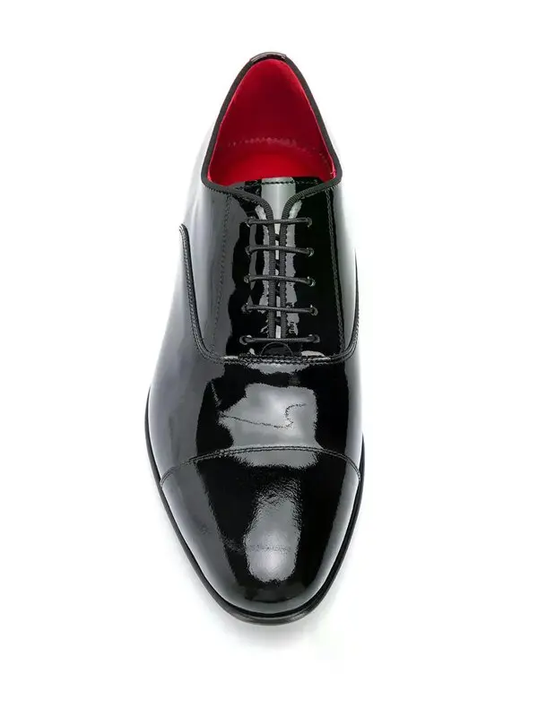 SCAROSSO Rodrigo Patent-leather Oxford Shoes