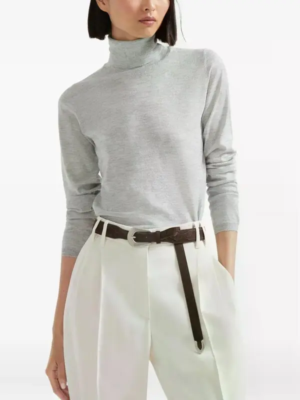 Brunello Cucinelli Fine Knit Jumper - Grey