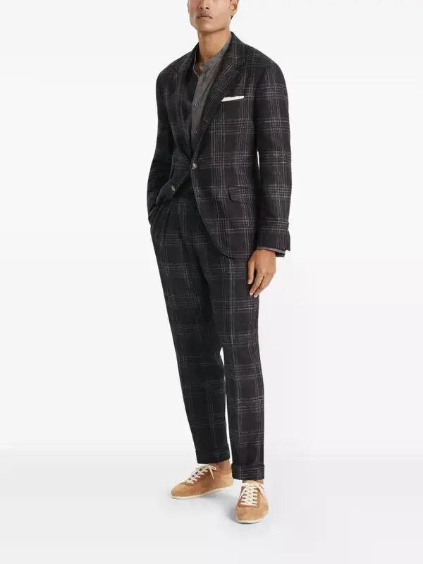 Brunello Cucinelli Tartan Check Blazer