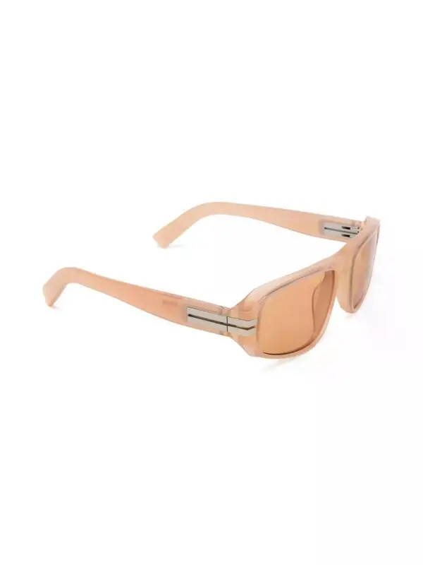 Zegna Oval-frame Sunglasses - Brown