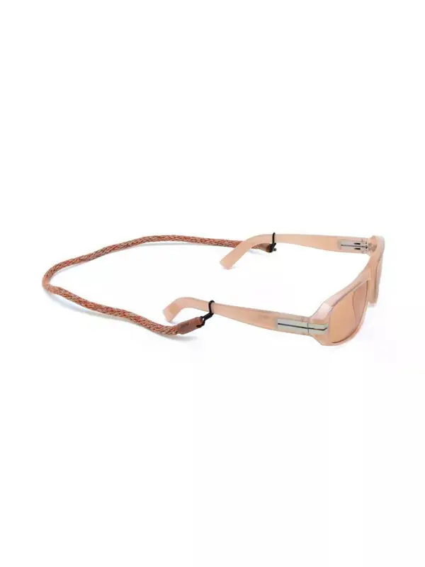 Zegna Oval-frame Sunglasses - Brown