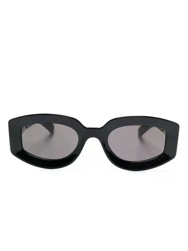 Gucci Logo-embossed Sunglasses - Black