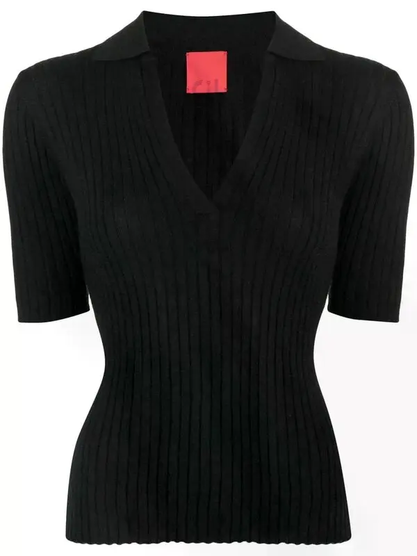 Cashmere In Love V-neck Knit Polo