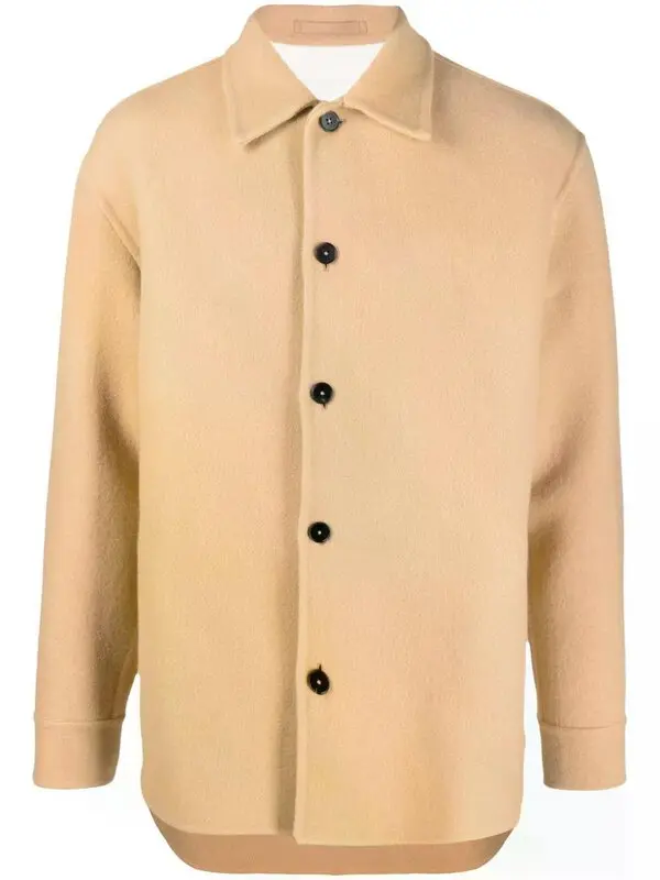 JIL SANDER Button-up Long-sleeved Shirt Jacket