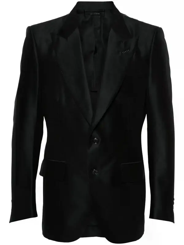 TOM FORD Single-breasted Blazer - Black