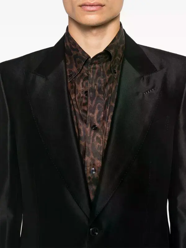 TOM FORD Single-breasted Blazer - Black