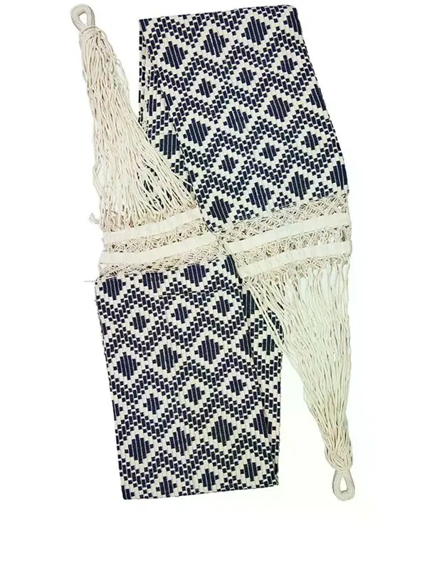 Frescobol Carioca Simao Jacquard Hammock - Blue