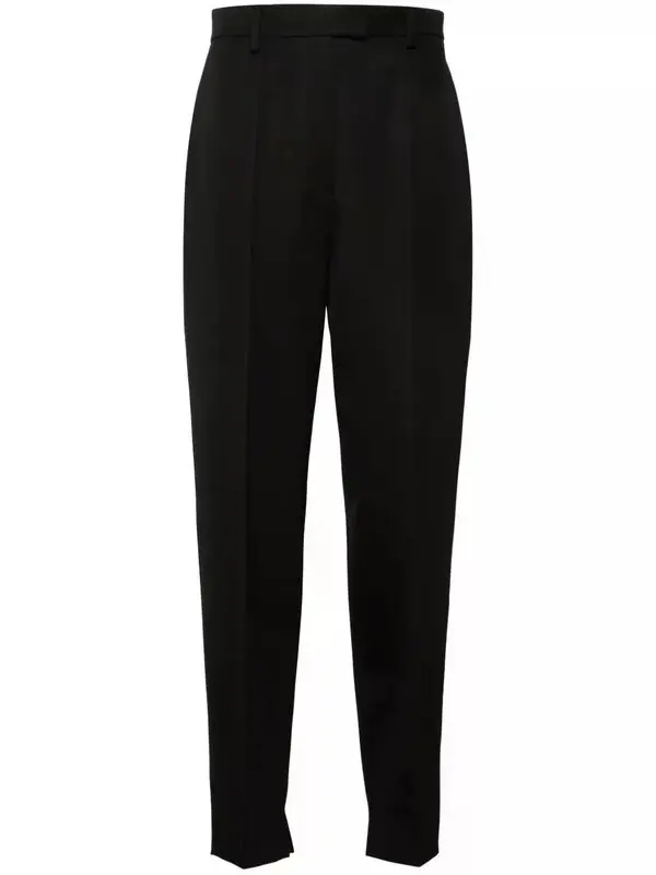 Prada Pressed-crease Tapered-leg Trousers