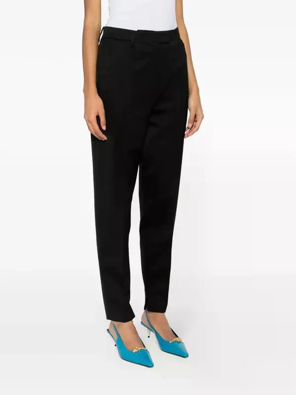 Prada Pressed-crease Tapered-leg Trousers
