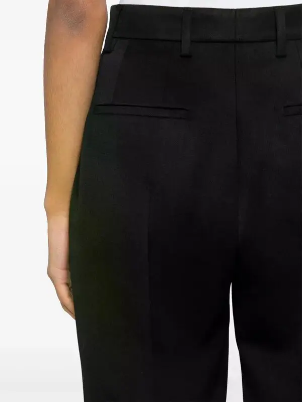 Prada Pressed-crease Tapered-leg Trousers