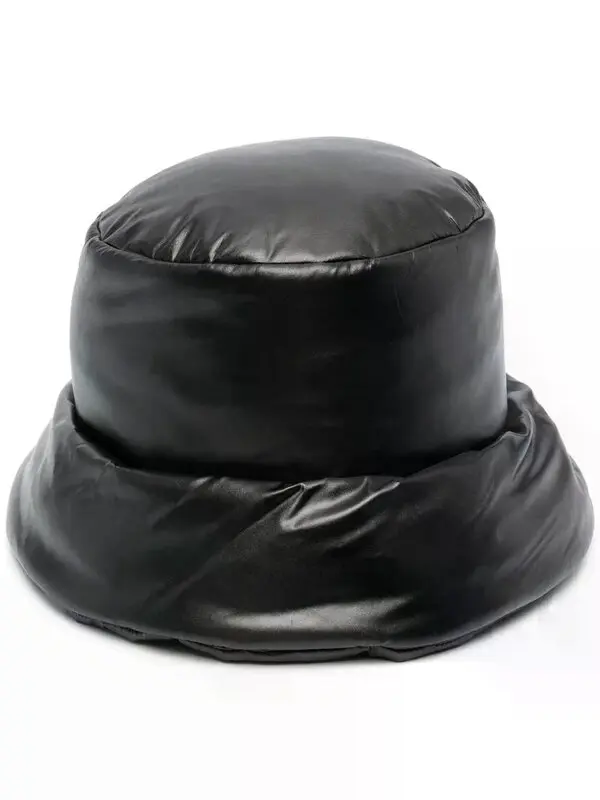 Versace Logo-patch Padded Bucket Hat - Black