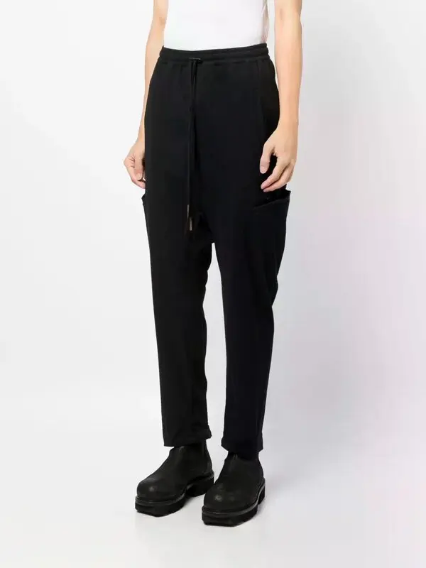 Boris Bidjan Saberi Drawstring-elasticated Track Pants - Black