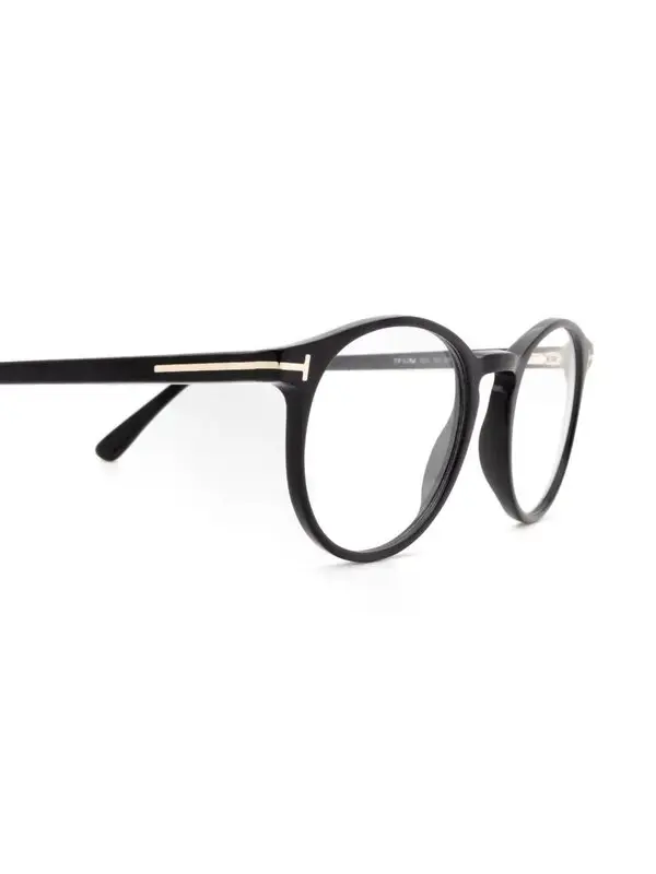 TOM FORD Round-frame Glasses - Black