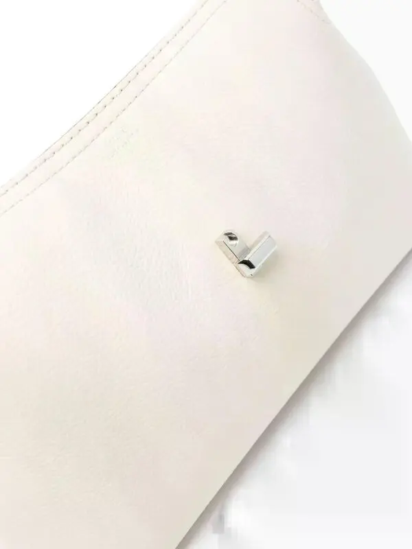 TOTEME Grained Leather T-lock Shoulder Bag - Neutrals